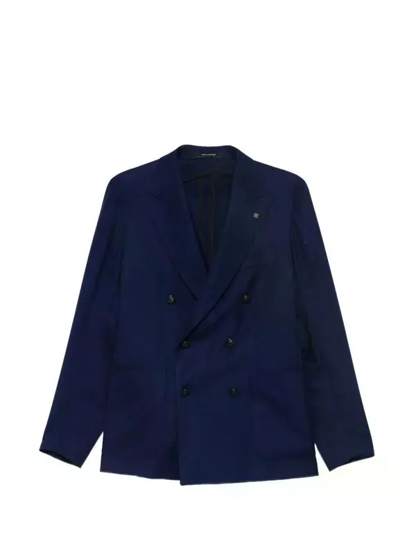 Tagliatore Double-breasted Patch-pocket Blazer