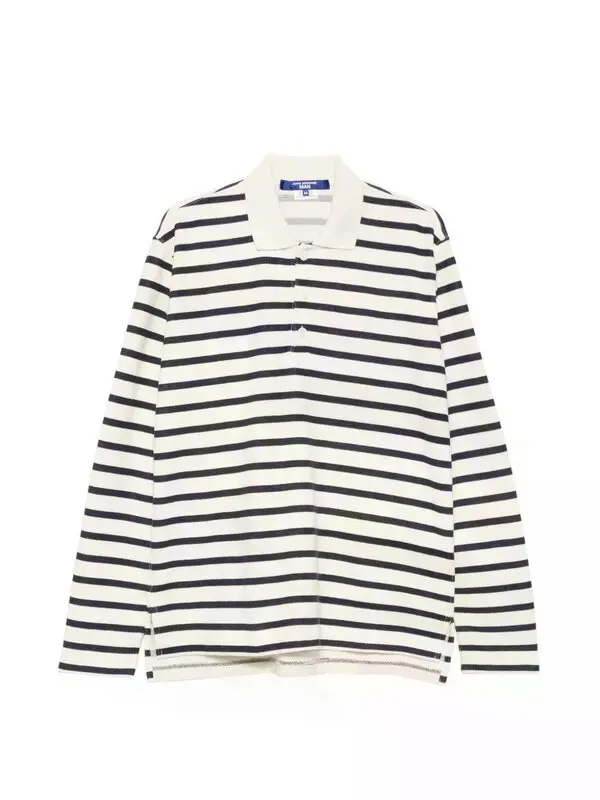 Junya Watanabe Striped Polo Shirt - Neutrals