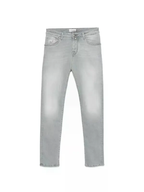 JACOB COHЁN Nick Slim Five-pocket Jeans - Grey