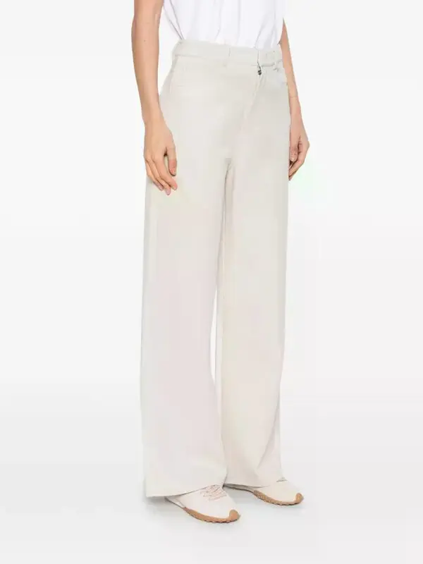 Max Mara Wide-leg Jersey Trousers
