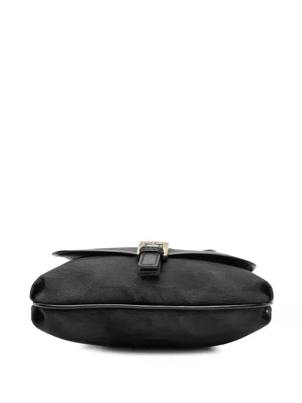 Fendi Zebra Printed Canvas Crossbody Bag