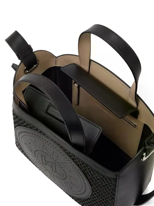 Karl Lagerfeld Small K/circle Tote Bag - Black