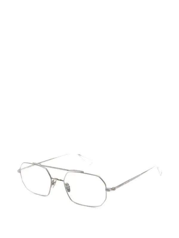 AHLEM Clovis Geometric Glasses - Silver
