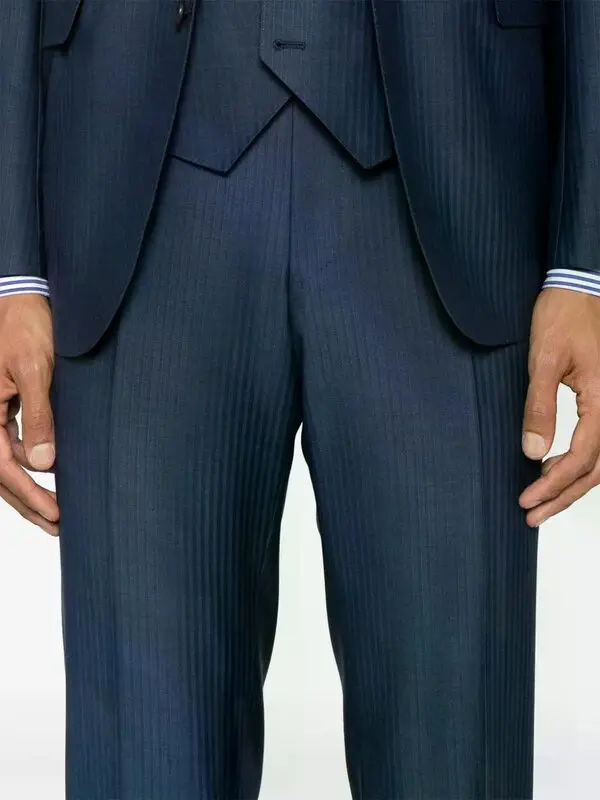 Canali Herringbone Suit