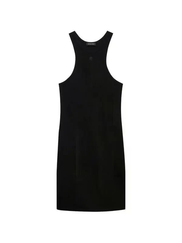 ANINE BING Cole Racerback Mini Dress - Black