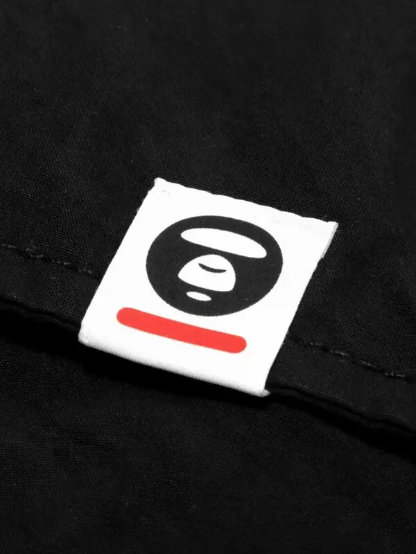 AAPE BY *A BATHING APE Logo Patch Cargo Shorts