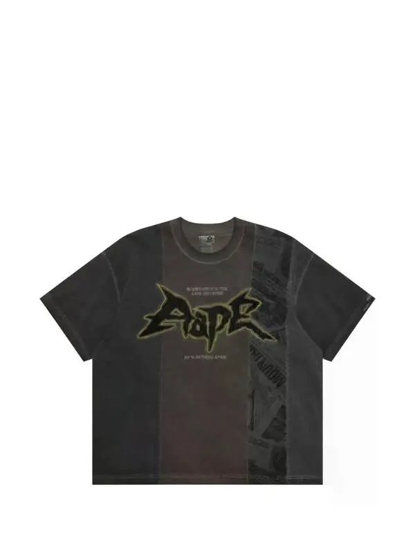 AAPE BY *A BATHING APE Patchwork Print T-shirt