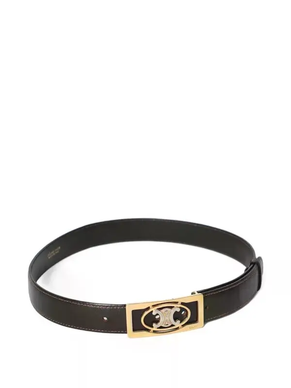 Celine Triomphe Leather Belt