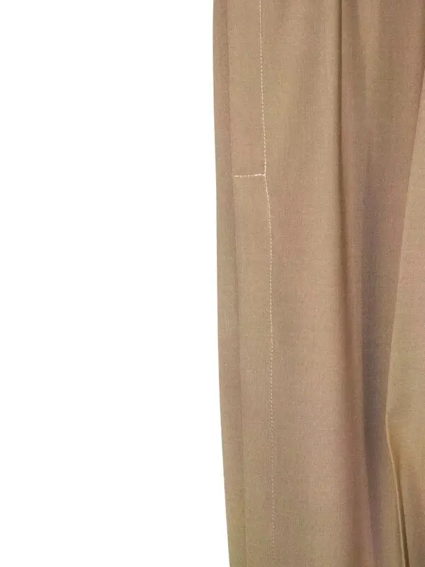 SEMICOUTURE Elasticated Waistband Crease Trousers