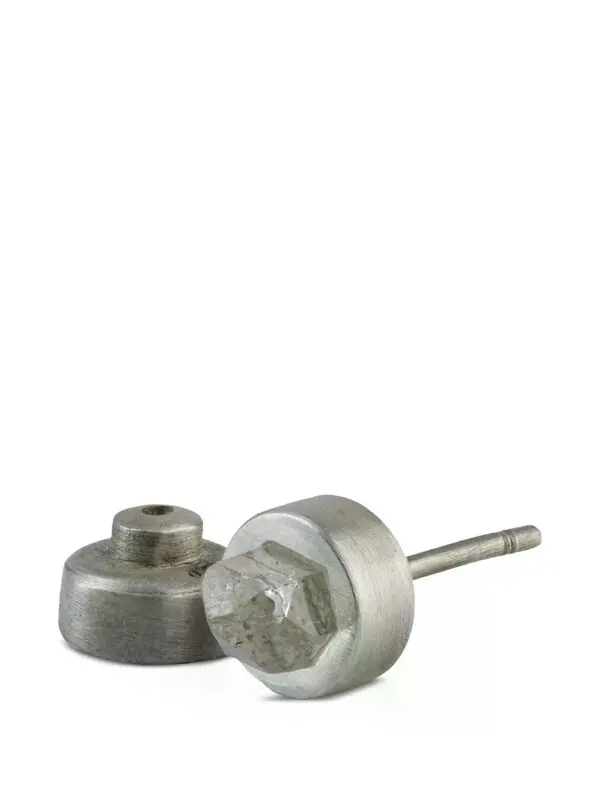 PARTS OF FOUR Herkimer Spike Stud Earring - Silver