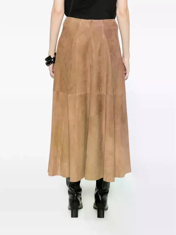 ARMA Eleni Panelled Midi Skirt - Neutrals