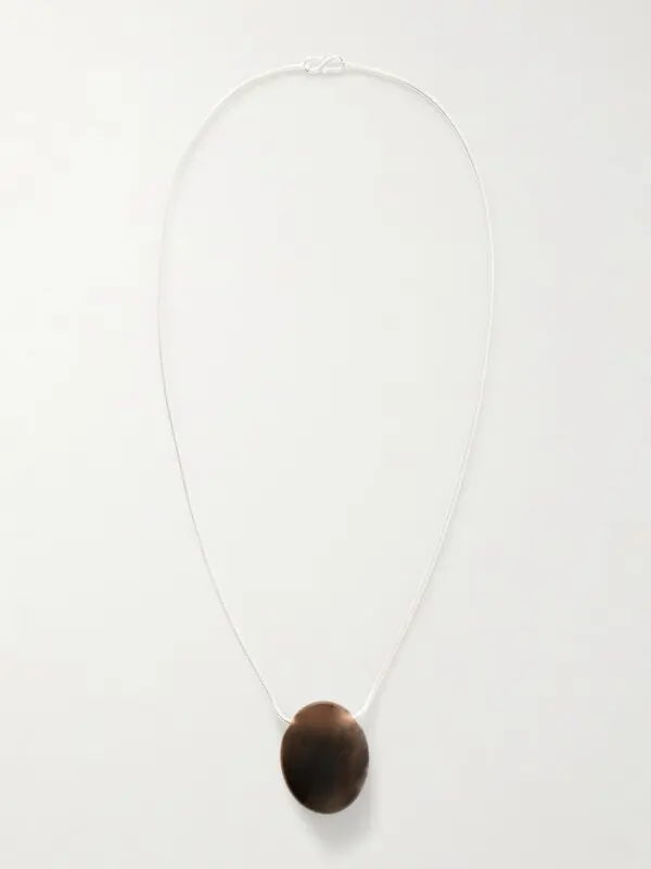 LIÉ STUDIO The Julia And Quartz Necklace - Silver