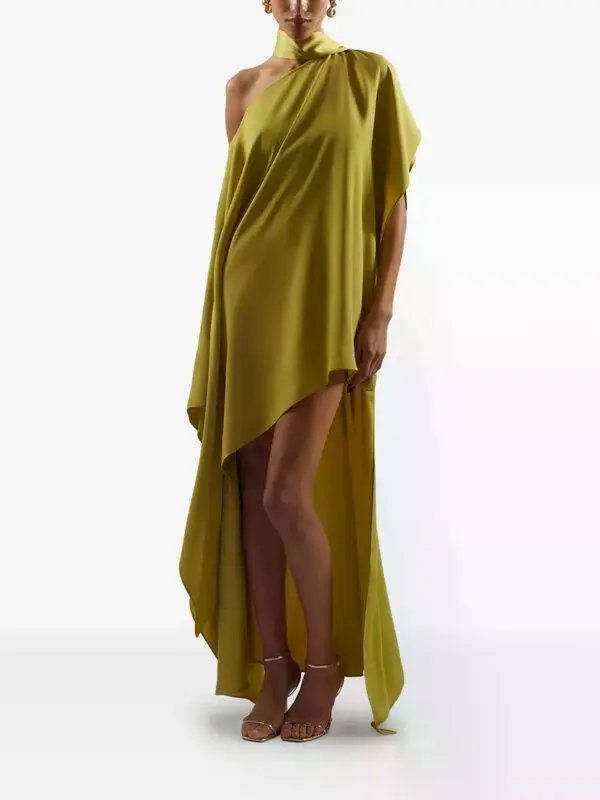 TALLER MARMO Trebbia Kaftan One-shoulder Dress