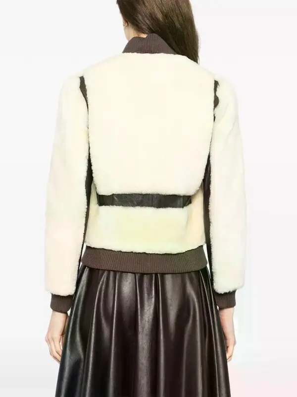 Chloé Leather Bomber Jacket