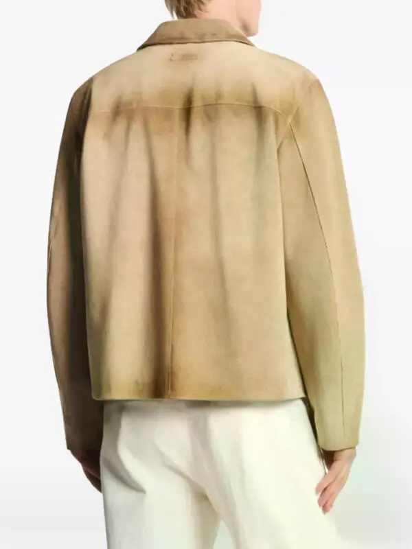FAY Calfskin Jacket With Button Detailing