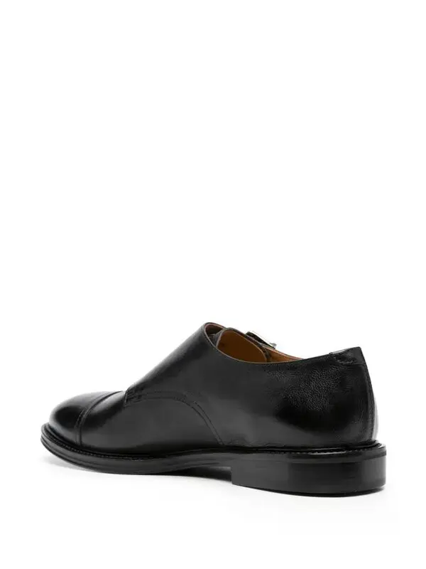 HENDERSON BARACCO Calf Leather Monk Strap Loafers