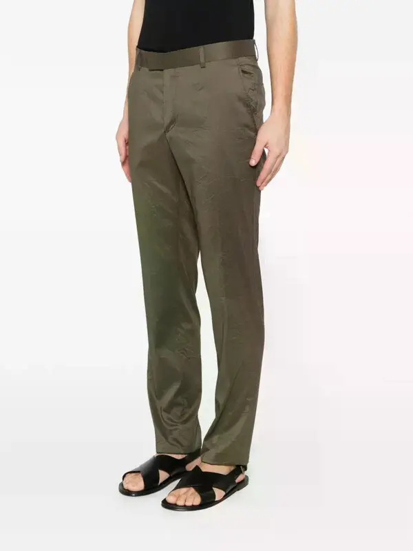 Karl Lagerfeld Textured Trousers - Green