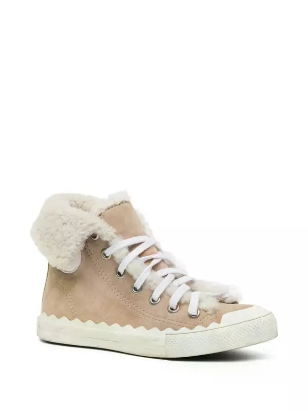 Chloé Kyle High-top Lace-up Sneakers