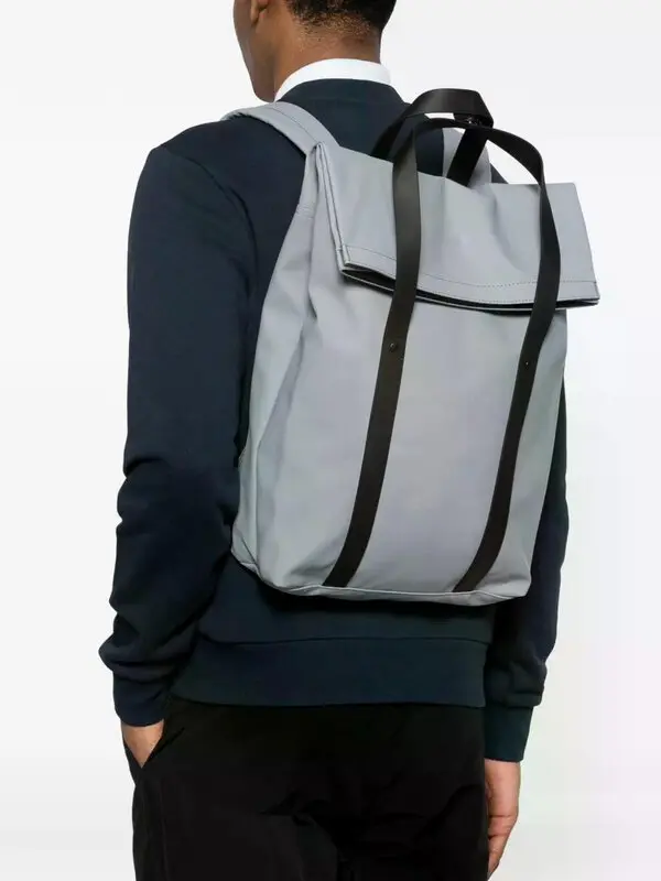 Rains 2 Way Tote Backpack W3 Tote Bag - Grey