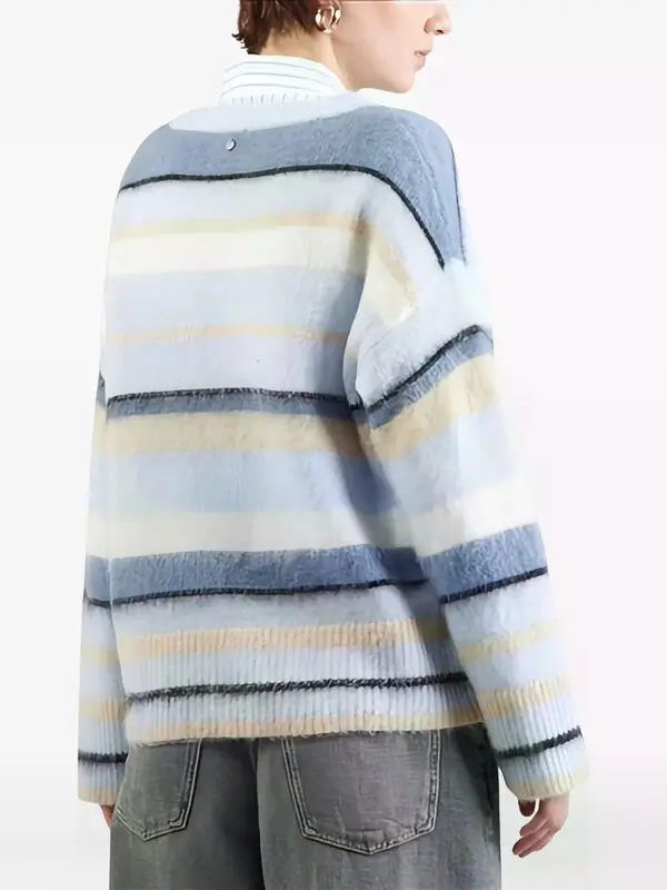 BOSS Striped Round Neck Sweater