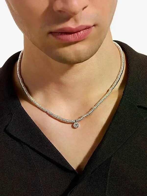 John Hardy Heishi Diamond Necklace