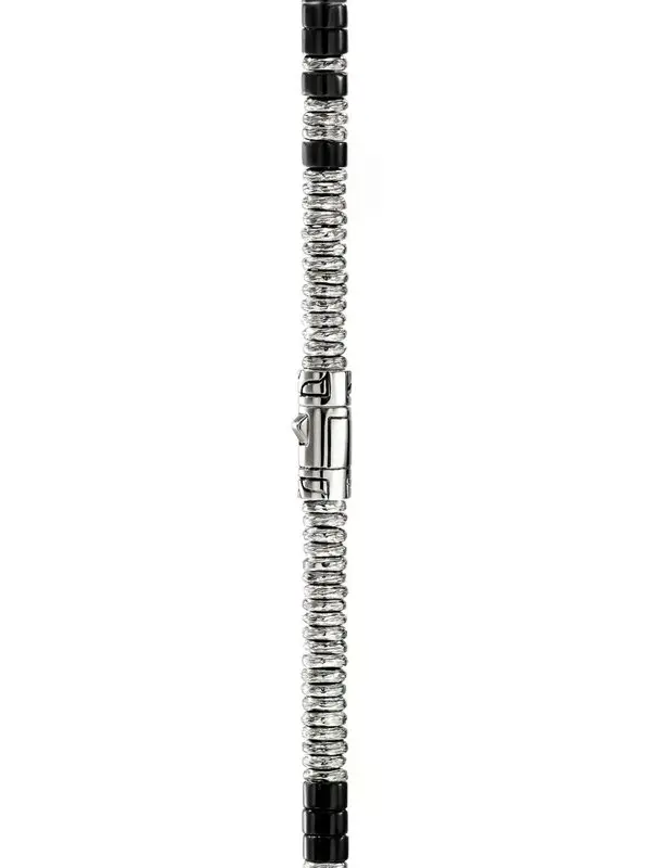 John Hardy Sterling And Diamond Heishi Pendant Necklace