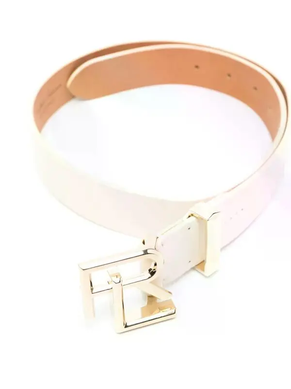 Ralph Lauren Logo Buckle Leather Belt