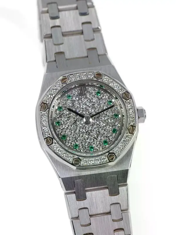 AUDEMARS PIGUET Royal Oak Diamond And Emerald Watch