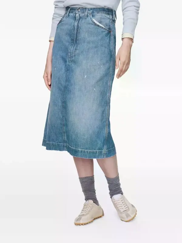 MAISON MARGIELA Midi Denim Skirt