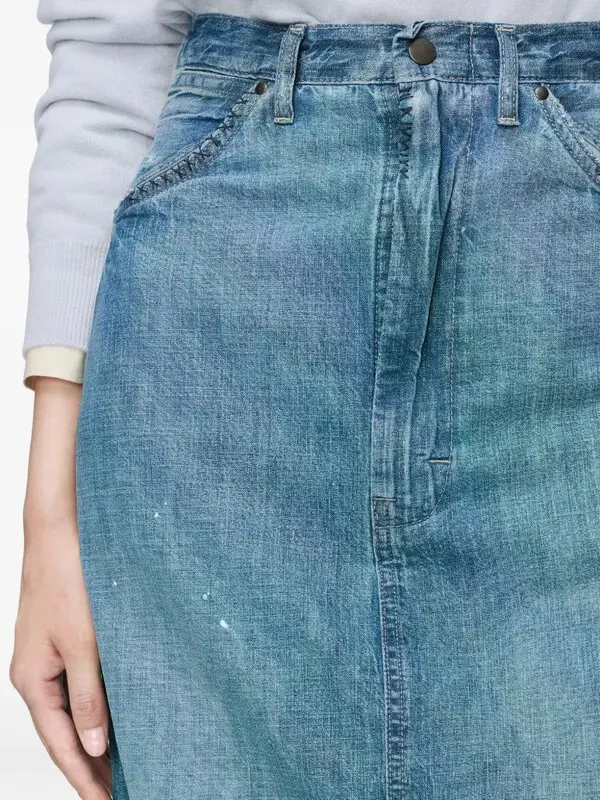 MAISON MARGIELA Midi Denim Skirt