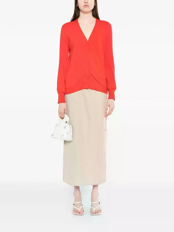 N.peal V-neck Cardigan