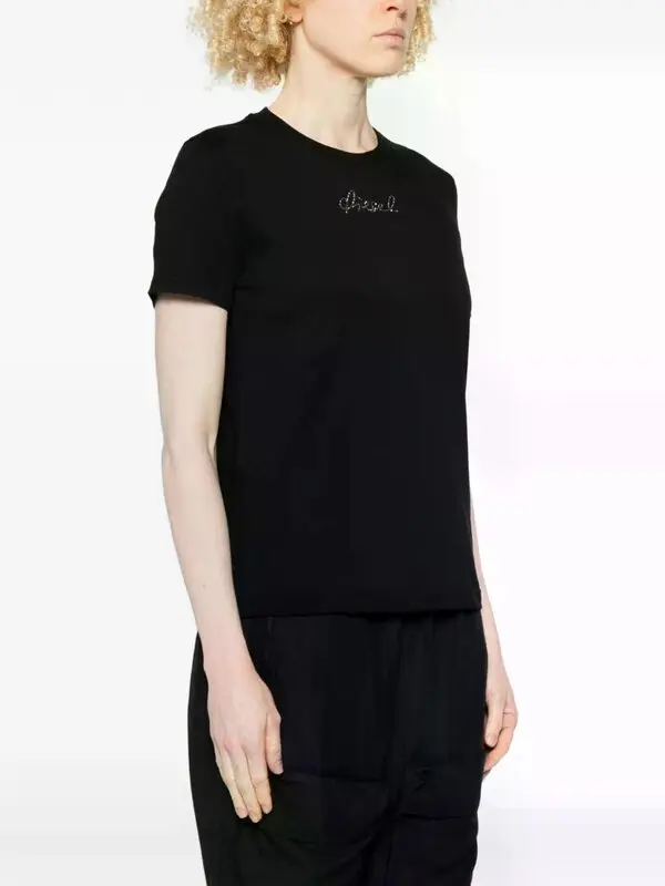 DIESEL® Logo Detail T-shirt - Black