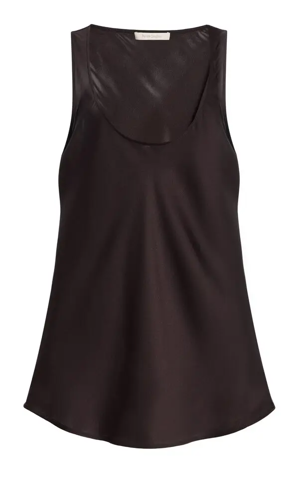 FAVORITE DAUGHTER The Clean Cut Tank Top - Brown