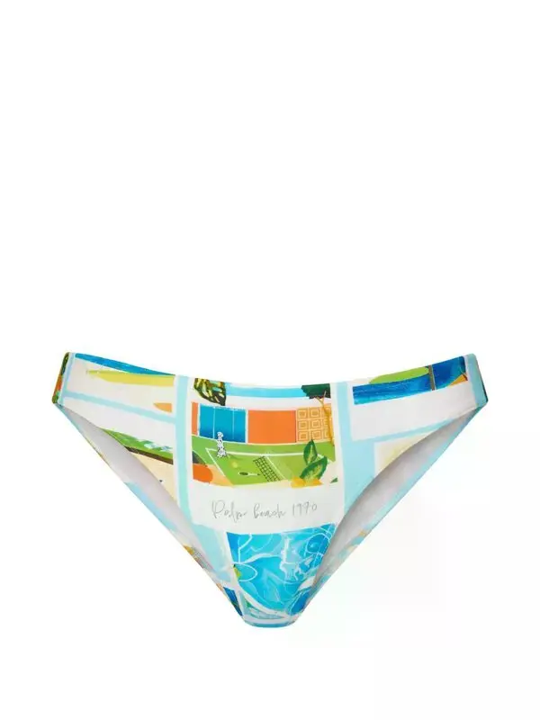 Seafolly Graphic Pattern Hipster Bikini - White