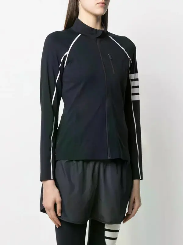 Thom Browne Compression Zip-up 4-bar Jacket