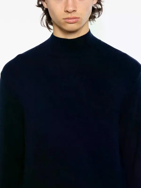 N.peal Mayfair Cashmere Turtleneck Sweater - Blue