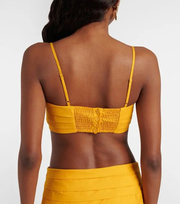 ALEMAIS Mokshini Cotton Crop Top