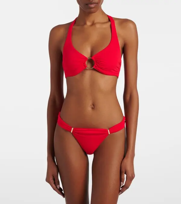 Melissa Odabash Positano Bikini Bottoms - Red