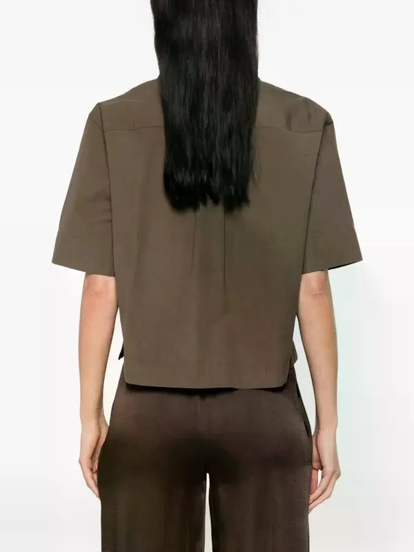 MARGARET HOWELL Cropped Pocket Shirt