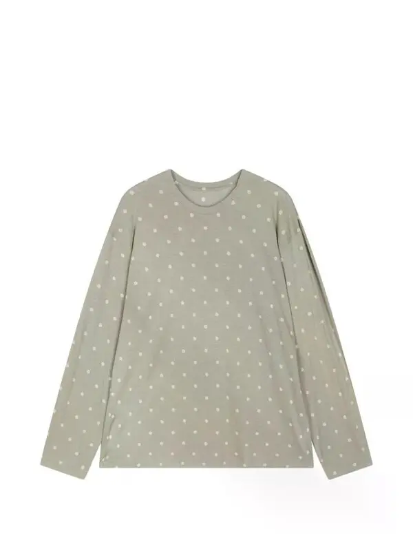 JNBY Polka-dot Long Sleeve T-shirt - Neutrals