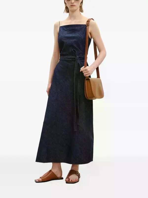 LESS Fitted Waist Slip Dress