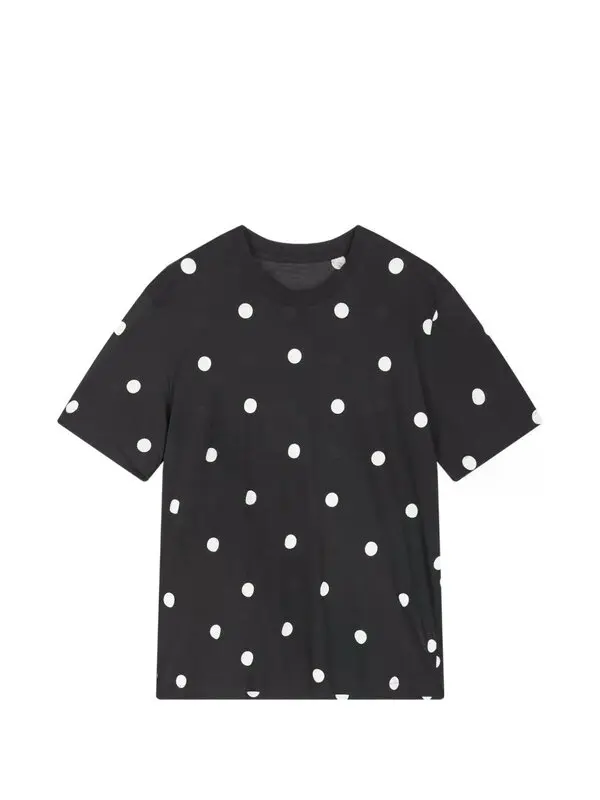 JNBY Polka-dot T-shirt - Black
