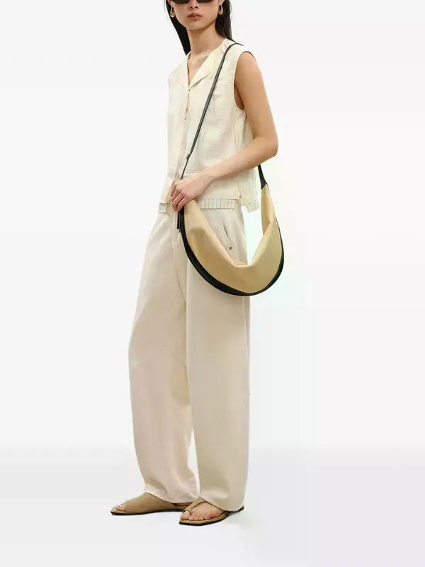 LESS Sleeveless V-neck Vest - Neutrals