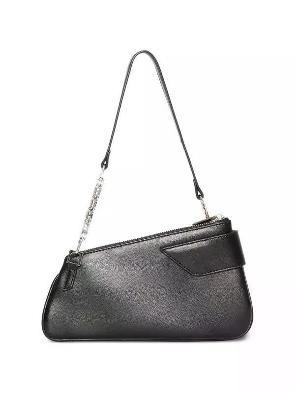 Gcds Embellished Shoulder Bag With Chain Detail - Black