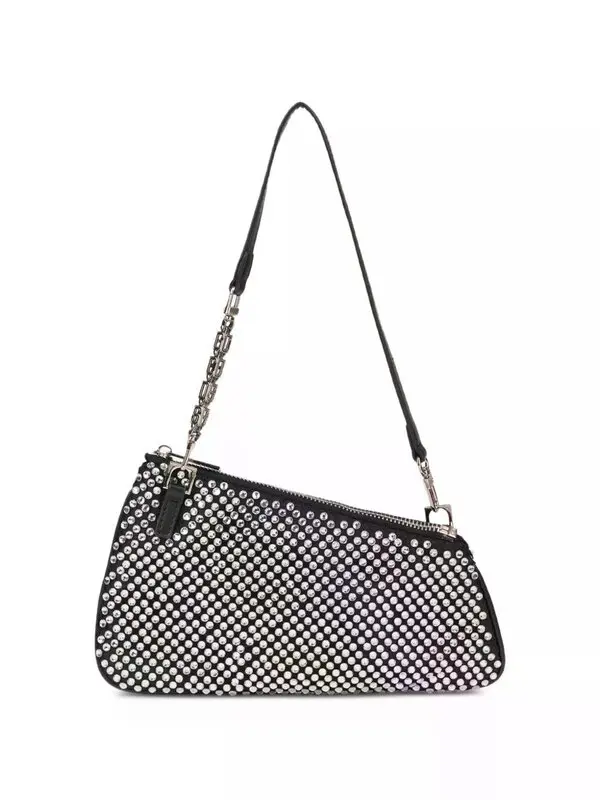Gcds Comma Notte Shoulder Bag - Silver