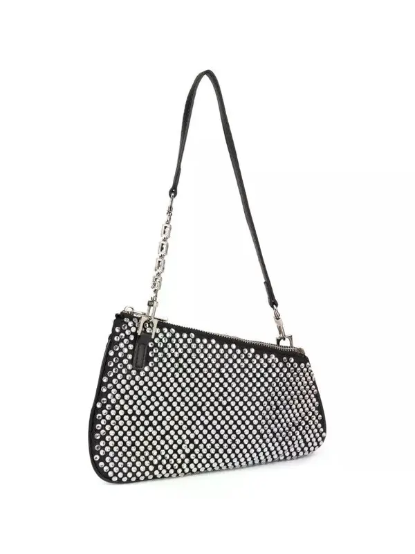 Gcds Comma Notte Shoulder Bag - Silver