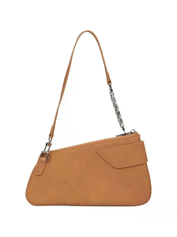 Gcds Comma Notte Shoulder Bag - Brown