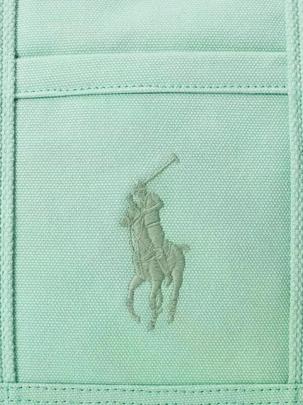 Polo Ralph Lauren Embroidered Logo Tote Bag - Green