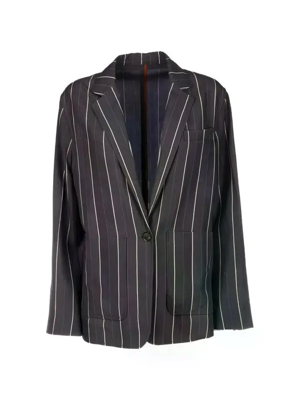 Paul Smith Striped Single-breasted Blazer