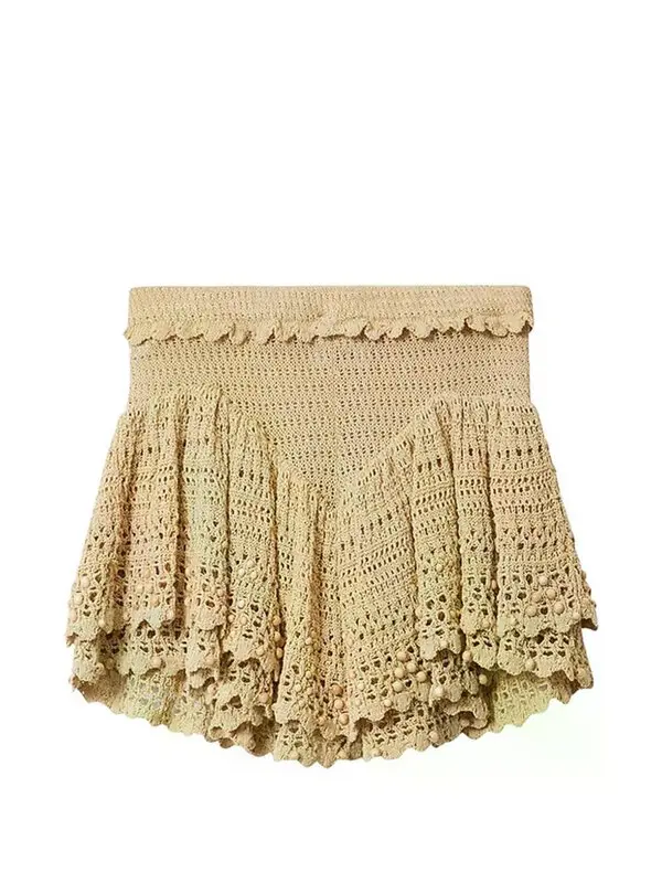 Isabel Marant Étoile Olzea Crochet Shorts - Neutrals